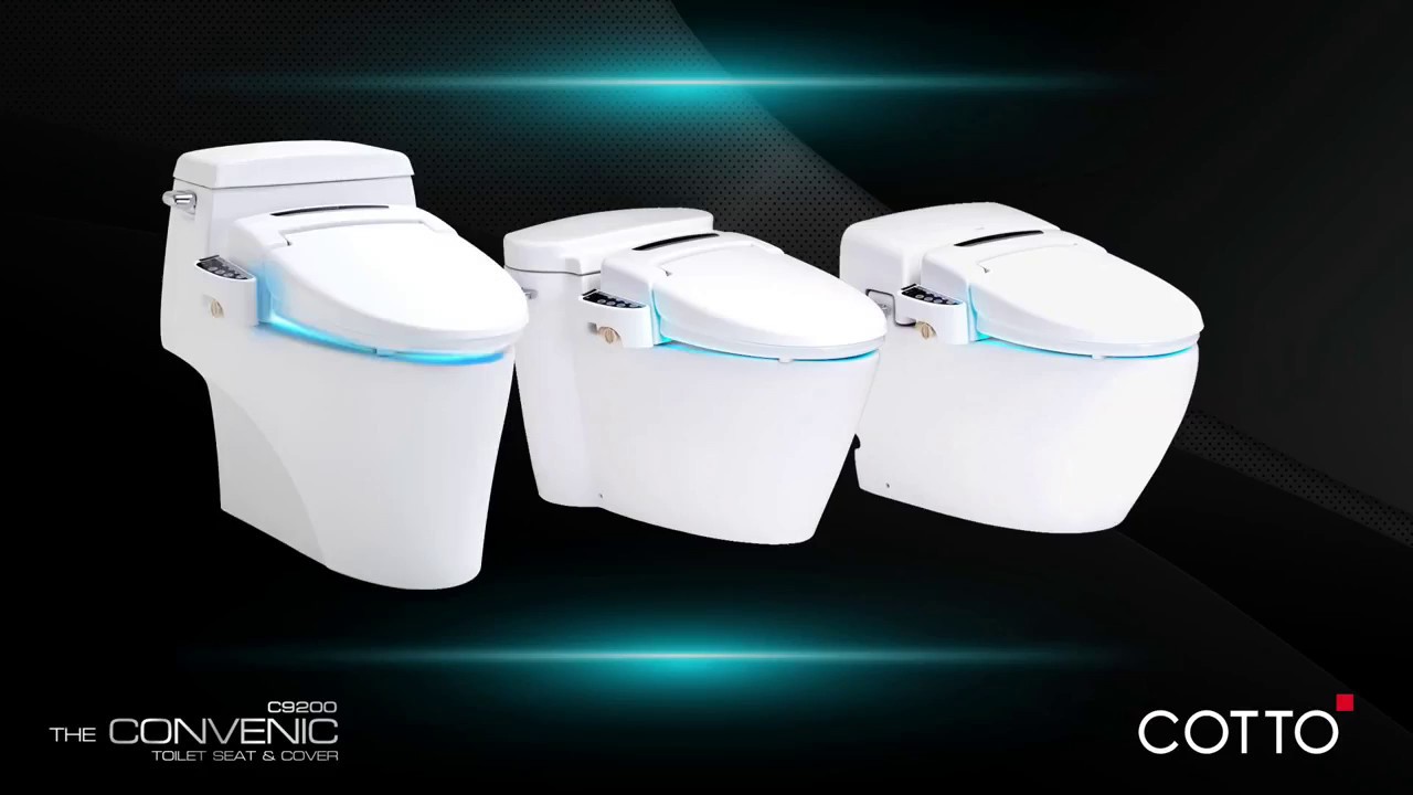 COTTO C9200 The Convenic Toilet Seat & Cover - YouTube