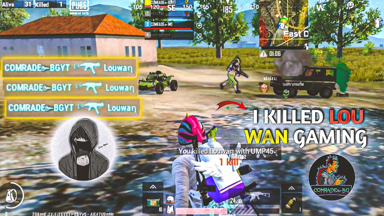 Lou Wan Gaming in my Match😈 Can I survive? Fight with Lou wan gaming ...