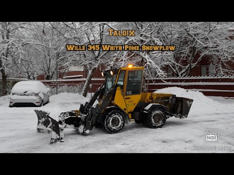 Taloix Wille 345 With Pome Snowplow | Taloix Wille 345 ja Pome Lumiaura ...