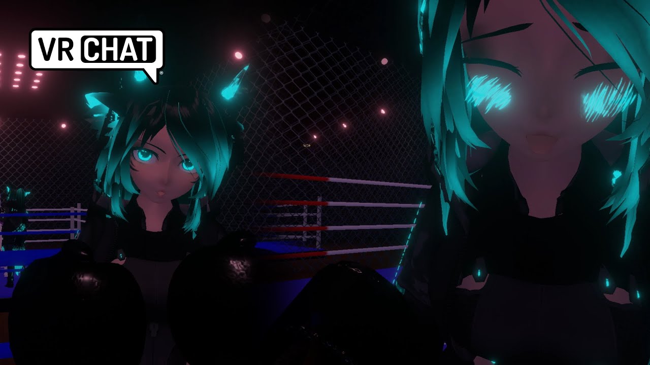 Neon mercenary tracks her target to an underground boxing ring!🪐 VRchat ...