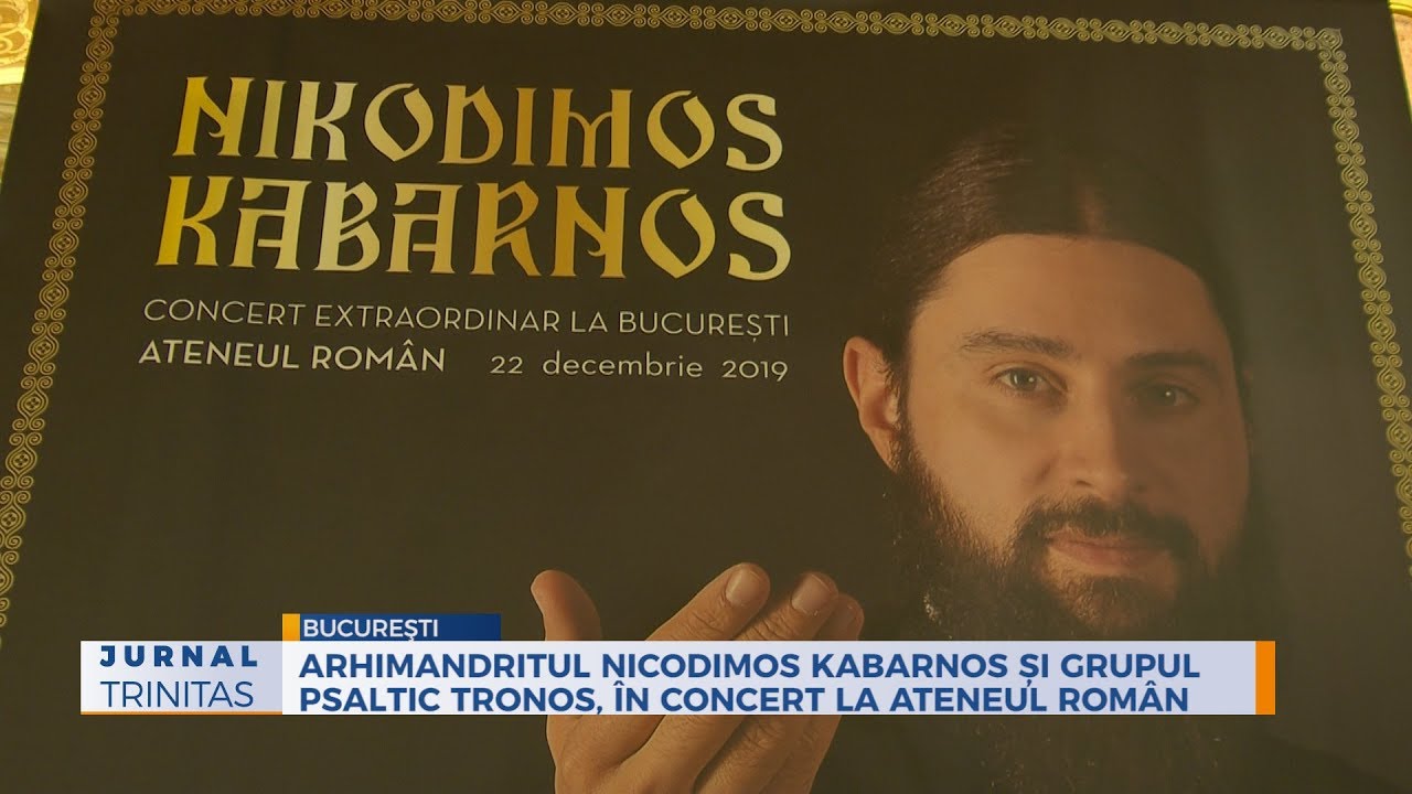 Arhimandritul Nicodimos Kabarnos și grupul psaltic Tronos, în concert ...