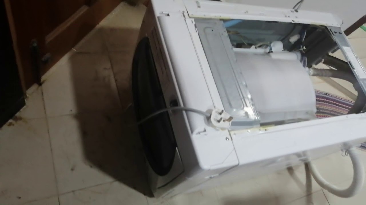 Mesin basuh toshiba rosak - YouTube