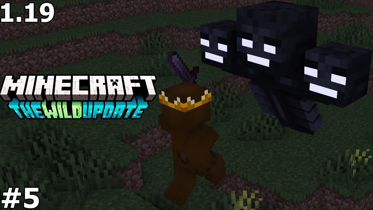On Bat le WITHER sur Minecraft Survie 1.19 (THE WILD UPDATE) - YouTube