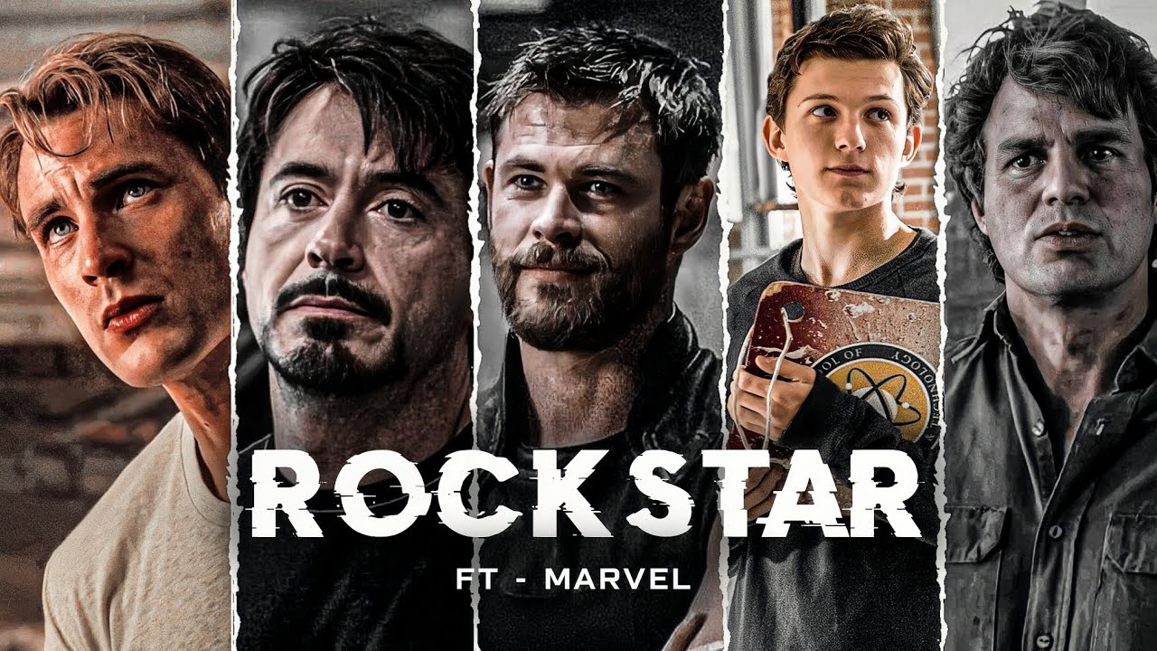 Rockstar x ( Marvel ) 4k Edit #marvel - YouTube