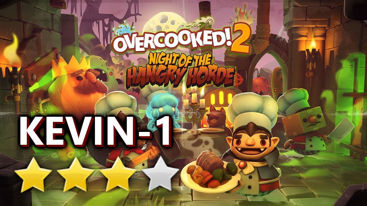 Overcooked 2 - Night Of The Hangry Horde, Kevin-1, 4 étoiles (en duo ...