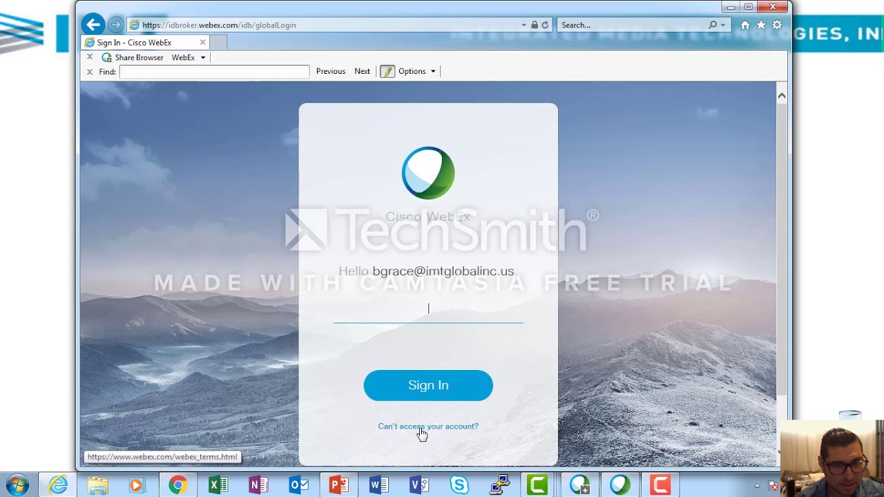 Webex Training Sample - YouTube