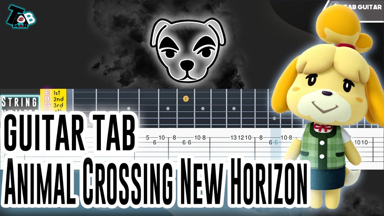 Animal Crossing New Horizon - Main Them Guitar Tab Tutorial - YouTube