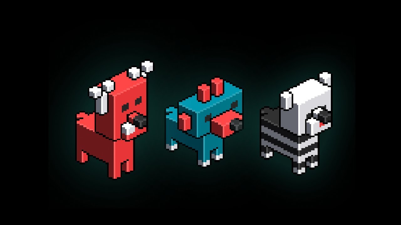 Pixel art loop - YouTube