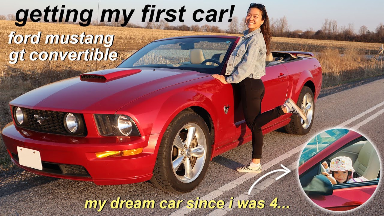 GETTING MY FIRST CAR! (Mustang GT Convertible) - YouTube