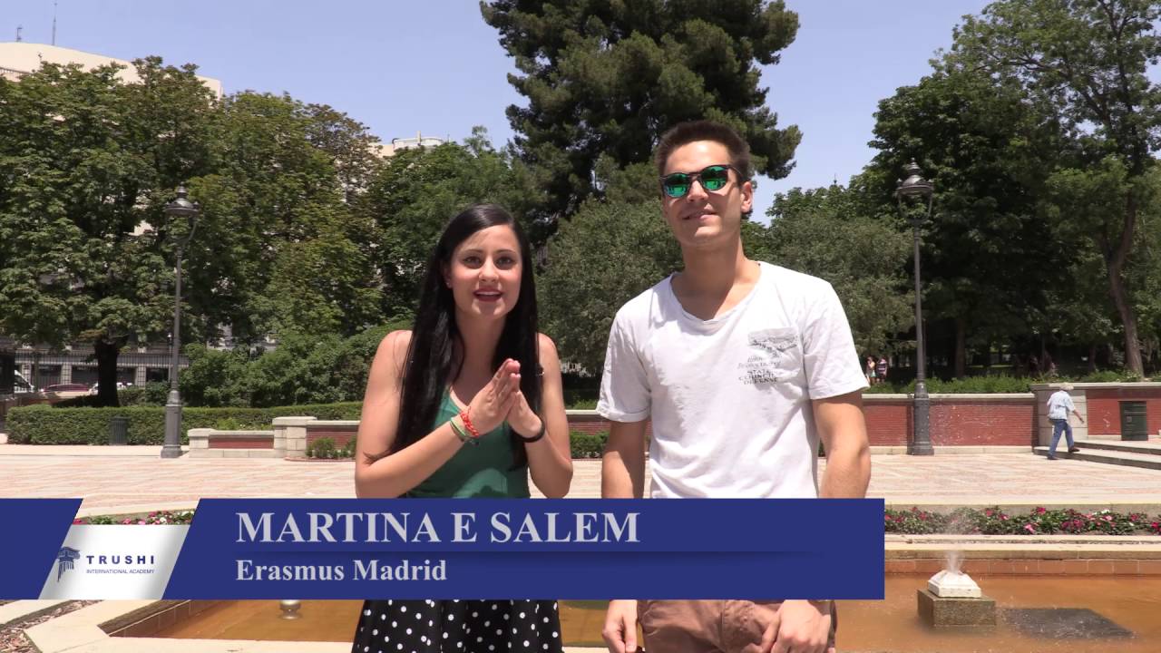 MARTINA E SALEM Studenti Erasmus a Madrid - YouTube