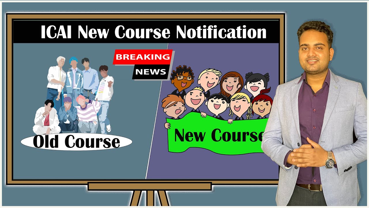 Breaking News| ICAI New Course Notification Published|| All Detailed ...