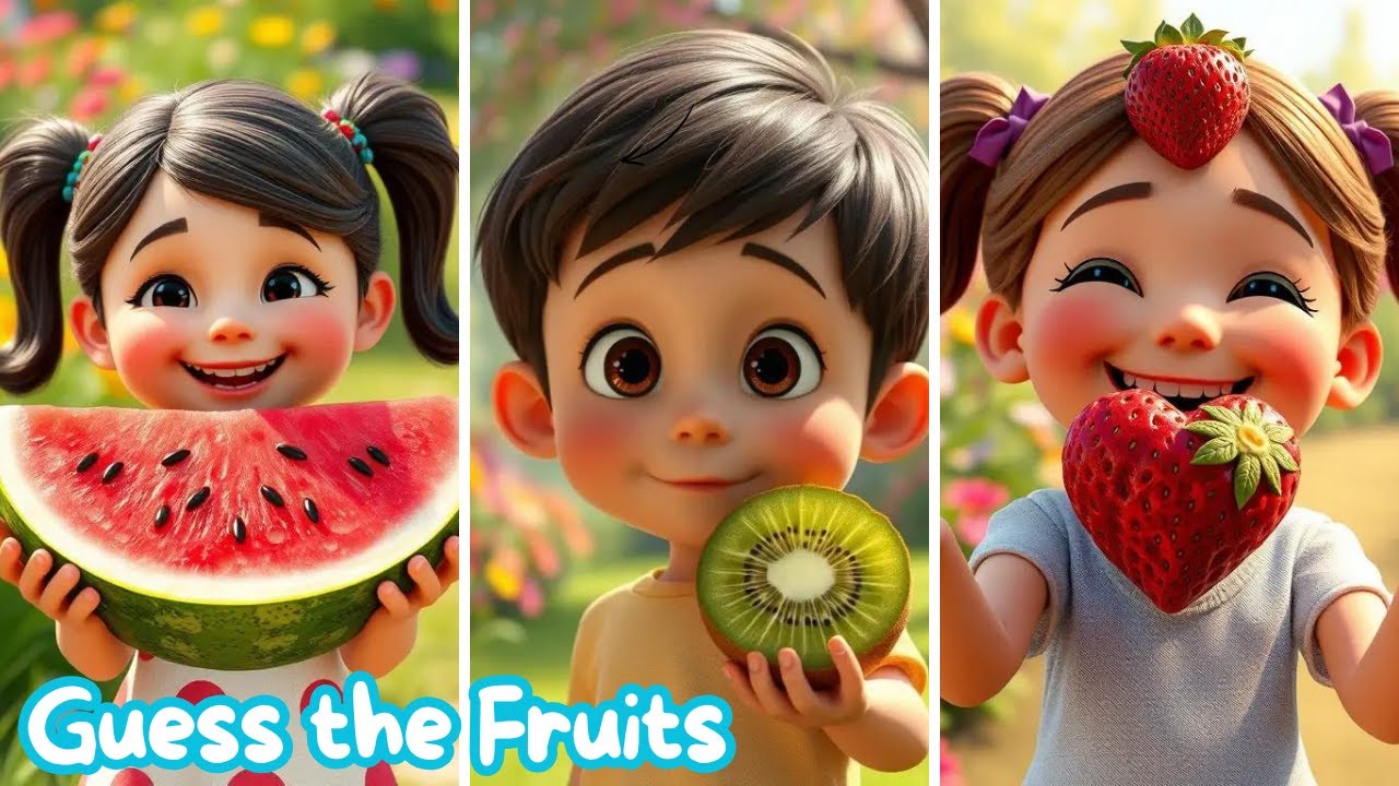 Guess the Fruits Song for Kids | Fun and Educational Fruit Guessing ...