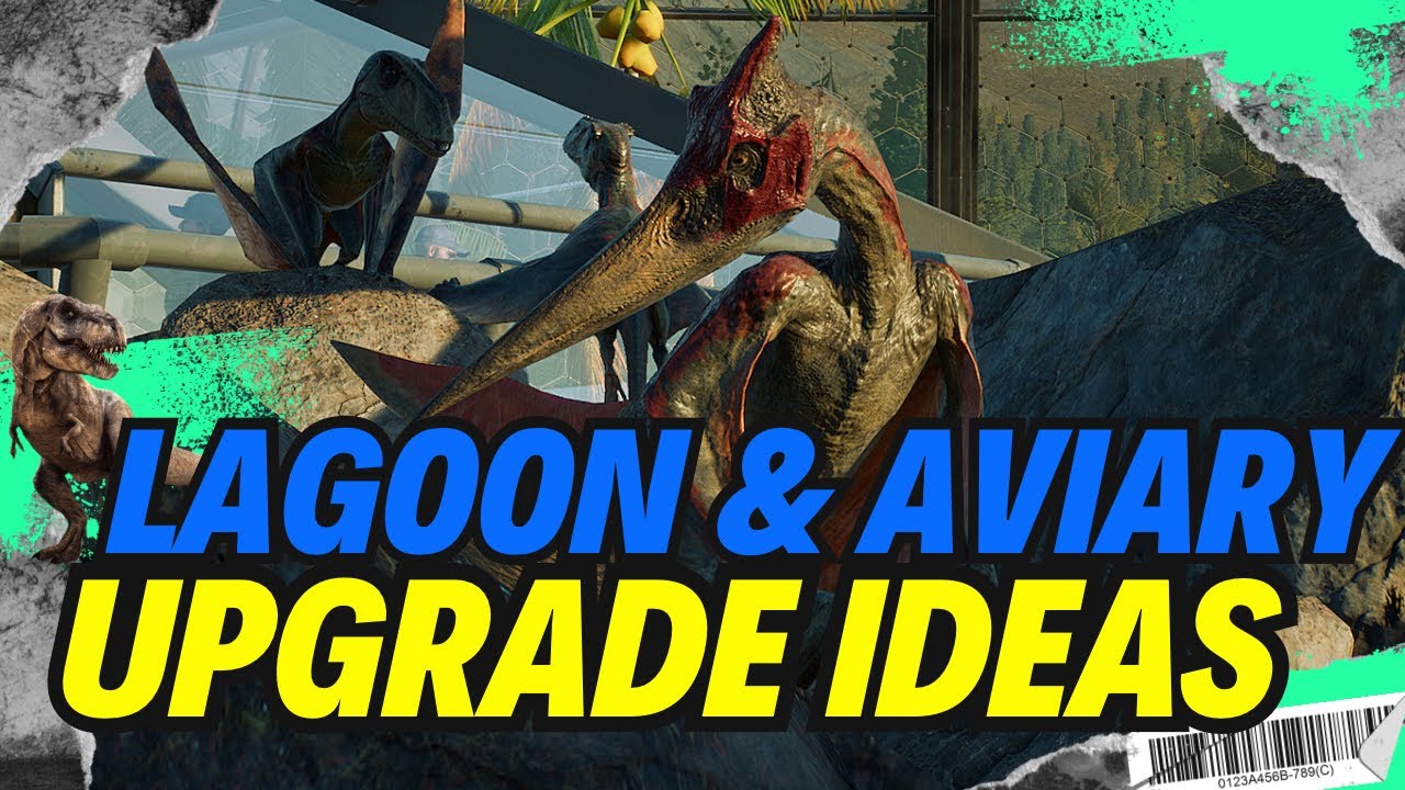 Jurassic World Evolution 2, Lagoon and Aviary DLC Upgrade Ideas. - YouTube