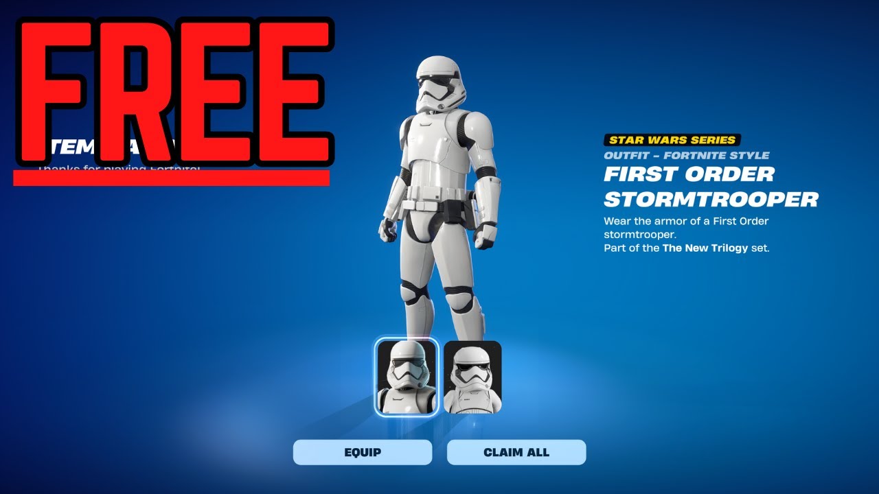 How to get The First Order Stormtrooper Skin EASILY and QUICKLY in ...
