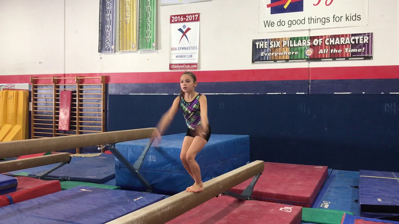Straight jump straight jump (yellow beam) - YouTube