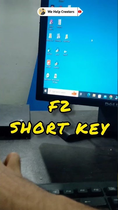 How to Rename a file or folder Secret shortcut key #shorts - YouTube