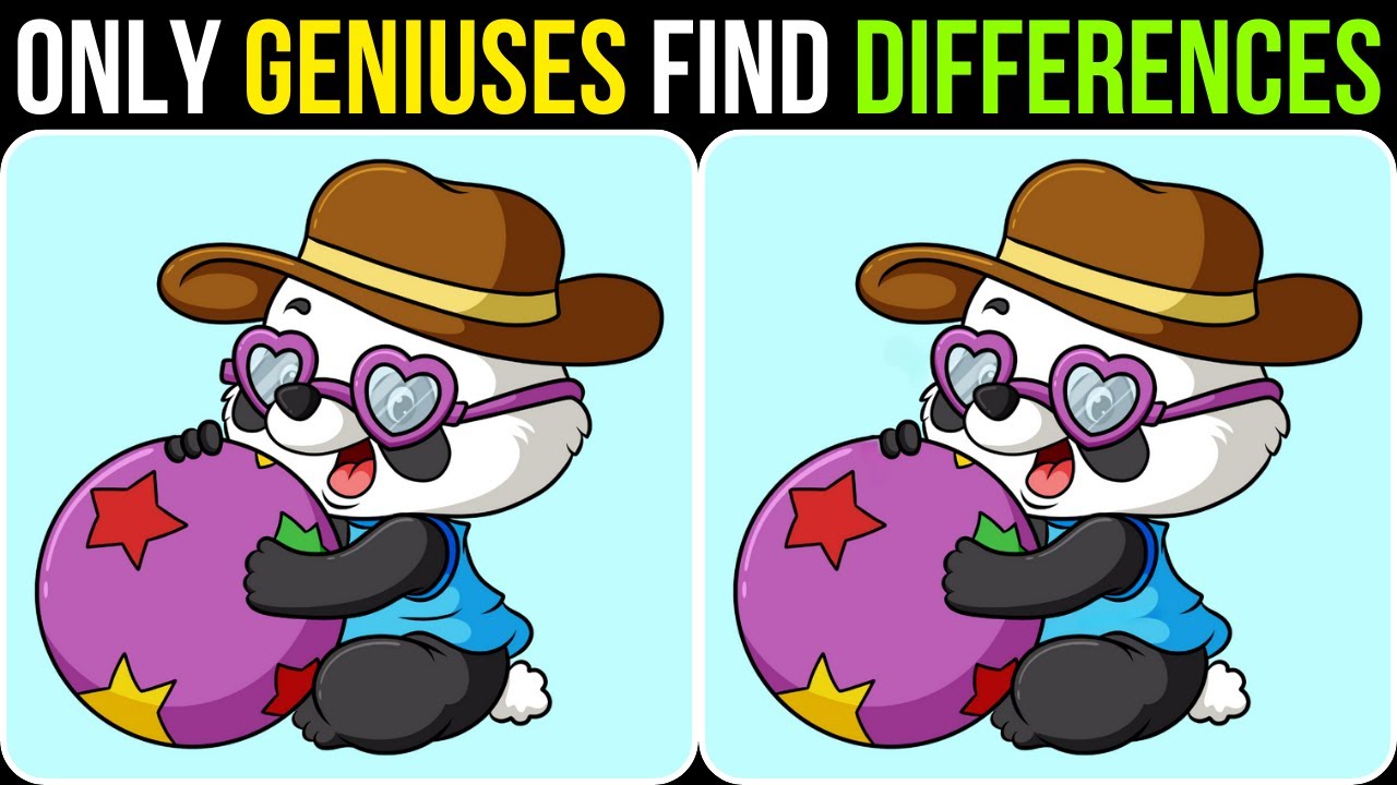 Spot 3 differences: Only genius can find them all? №12 - YouTube