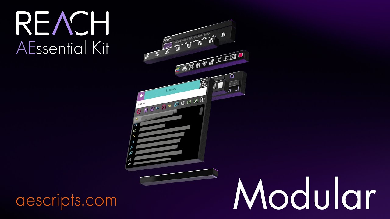 REACH AEssential Kit for After Effects - YouTube