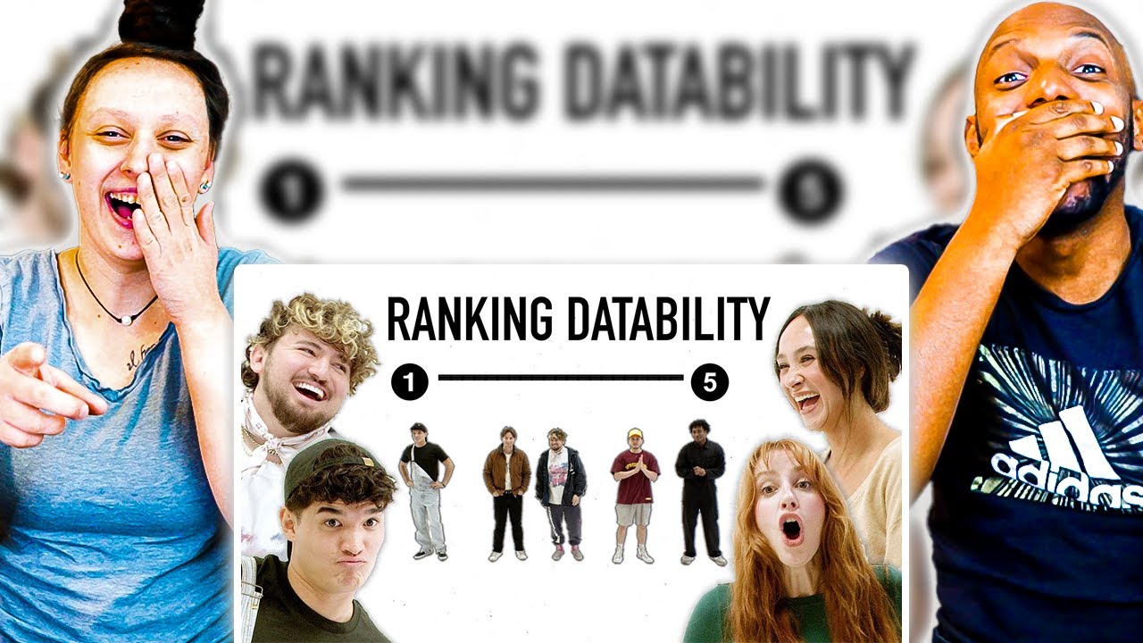 Ranking 5 Guys By Datability | 5 Guys VS 5 Girls - David Alvareeezy (Reaction) - YouTube