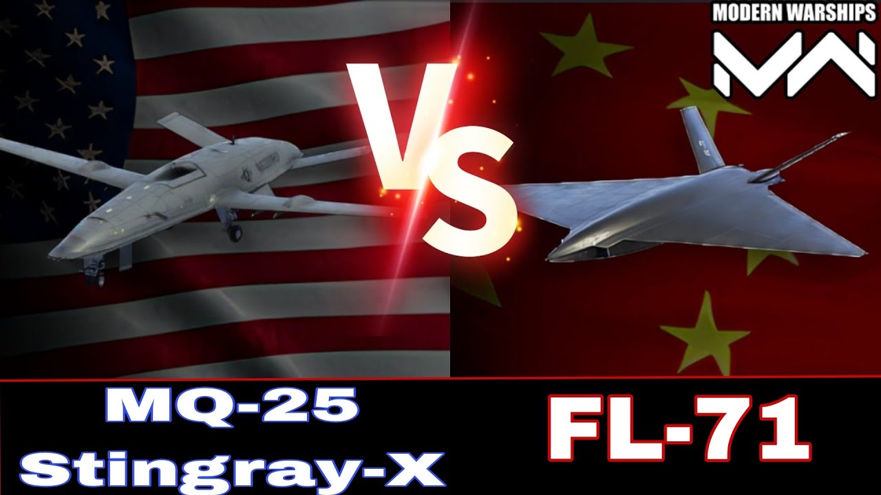 ¿ Cual Dron Es Mejor ? El FL-71 o El MQ-25 Stingray-X - YouTube