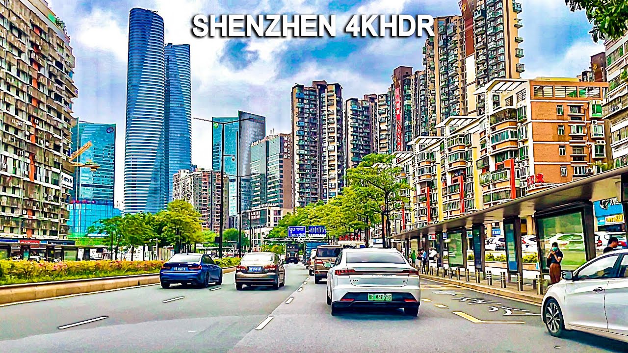 Driving in Shenzhen, China, 4K HDR | Shenzhen Driving Tour. - YouTube