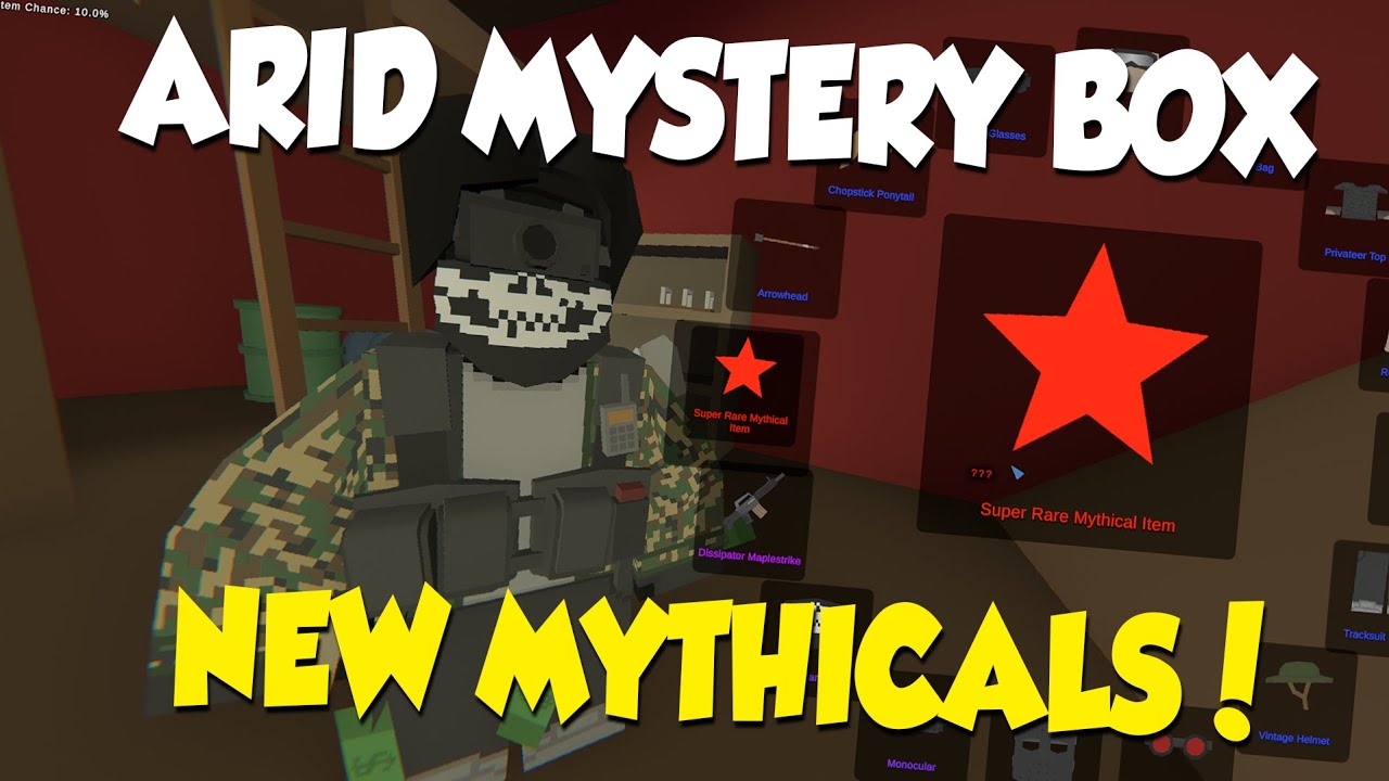 Unturned Arid - Unboxing 50 NEW Boxes! (+New Mythicals!) - YouTube
