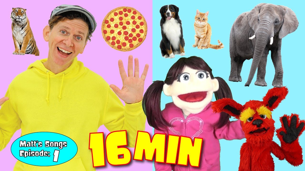 Matt's Songs Episode # 1 | Big Food Song, Wild Animals and More | Dream ...