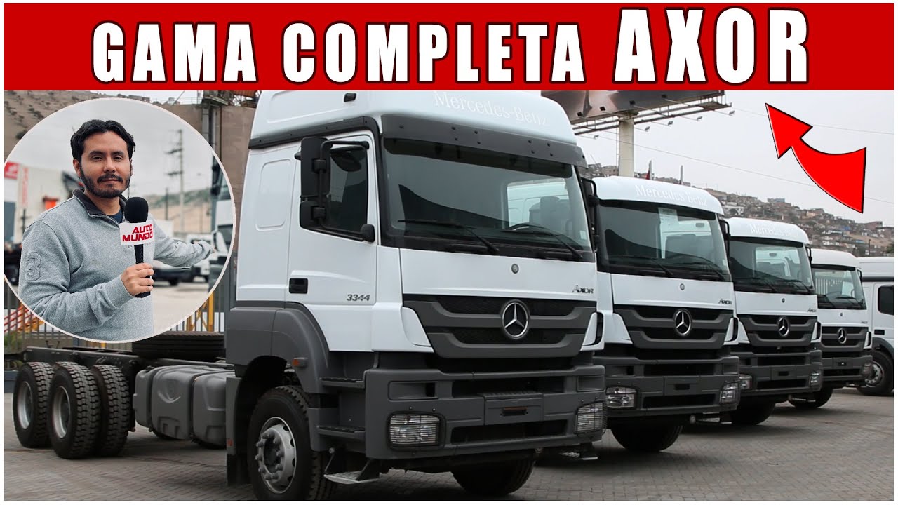 Mercedes-Benz AXOR: ¡Toda la GAMA! Configuraciones especiales: 3131, 3341 y 3344 - YouTube