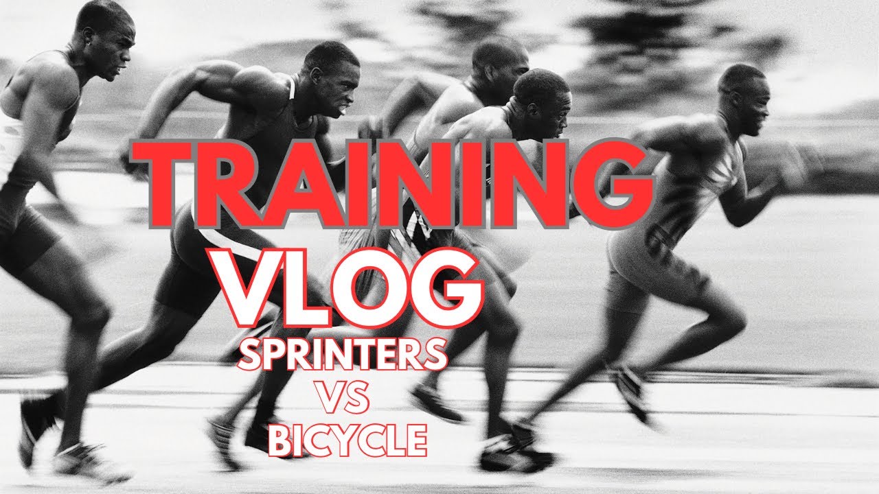 Training Vlog With Olympic (sprinters vs bicycle) - YouTube