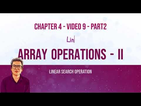 Linear Search operation in an Array | Using C++11 | Anshuman Sharma | in Hindi/English - YouTube