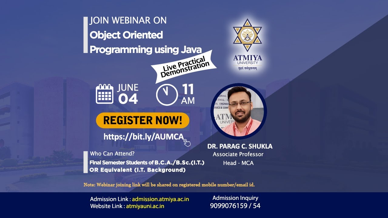 Object Oriented Programming using Java - Live Practical Demonstration - YouTube