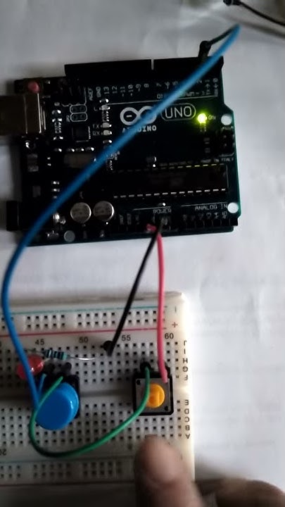 Simple Arduino project - LED blinks when two buttons are pressed - YouTube