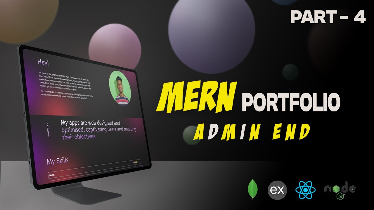 Completing Admin Dashboard of MERN Stack Portfolio Site | Part-4 - YouTube