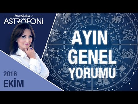 Ekim 2016 aylık astroloji ve burç yorumu videosu