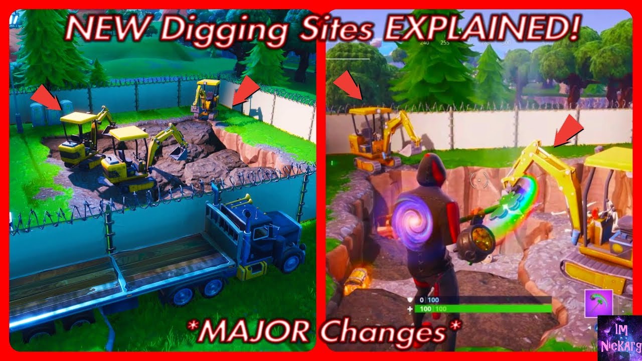 *NEW* Digging Site Location EXPLAINED! | Fortnite Battle Royale - YouTube