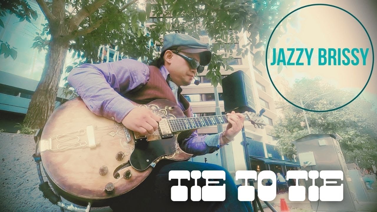 Funk Groove Jazz Guitar Solo Performance by JAZZY BRISSY "Tie to Tie ...