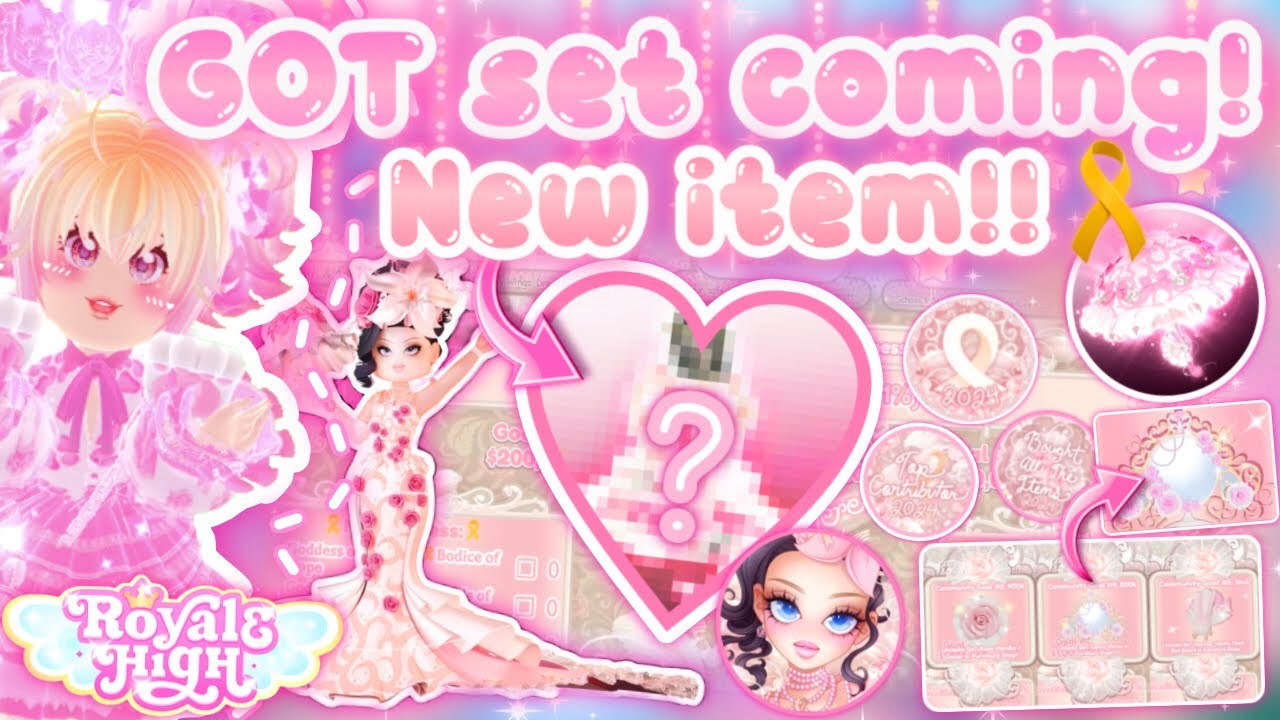 NEW GOT ACCESSORY COMING SOON!🎀🎗️ Goddess of triumph set coming back ...