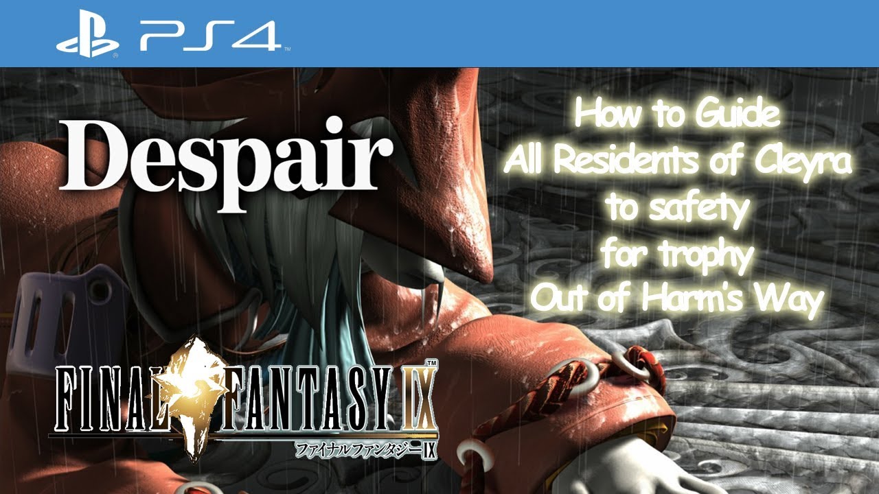 FFIX PS4 - How to guide all residents of Cleyra to safety - YouTube