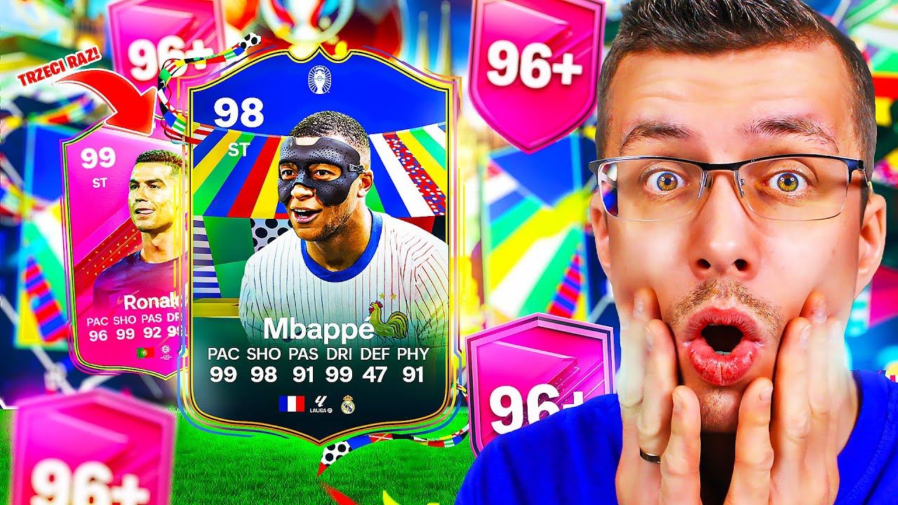 10x 96+ PICK FUTTIES, TRAFIŁEM MBAPPE 98 - FC 24 Ultimate Team - YouTube