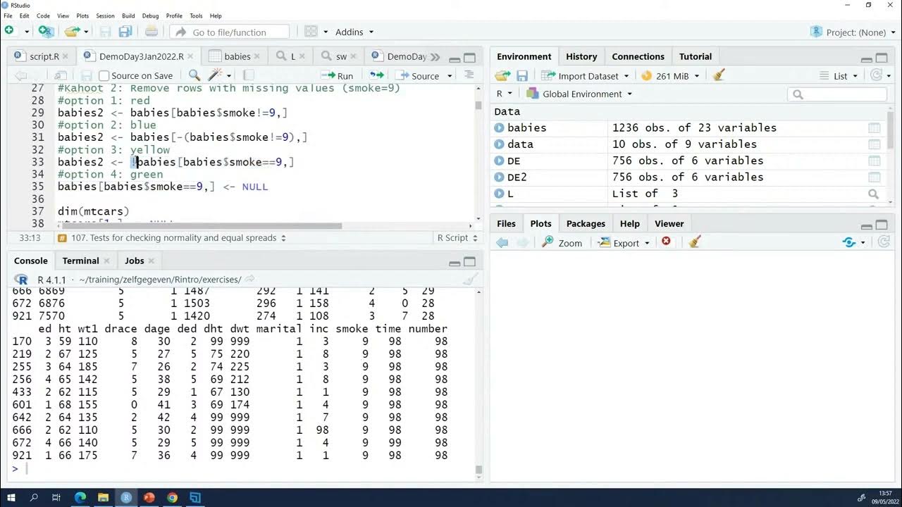 R introduction 135h: solution exercise by VIB Bioinformatics Core - YouTube