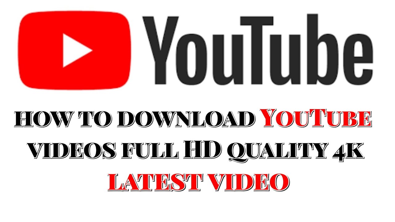 How to download YouTube videos full HD 4k quality| 2020 latest video ...