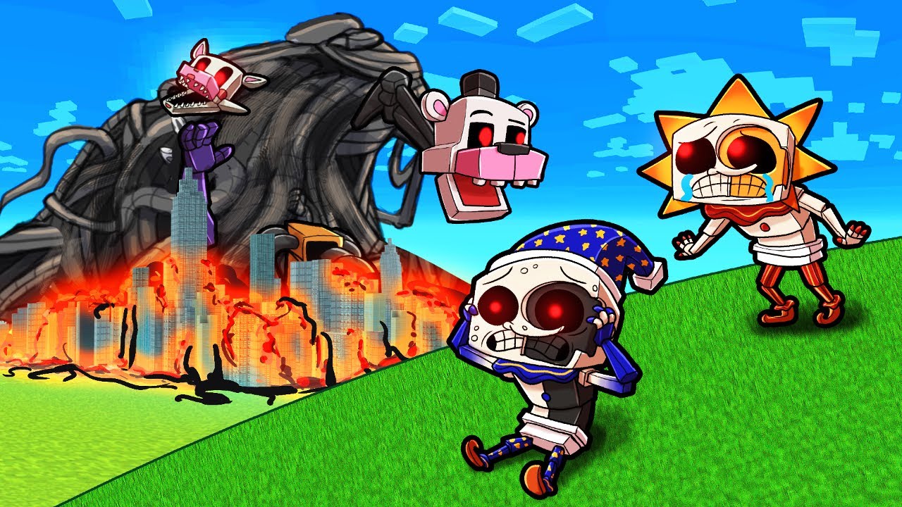 Baby Moondrop Defeats THE BLOB!? (Minecraft FNAF) - YouTube