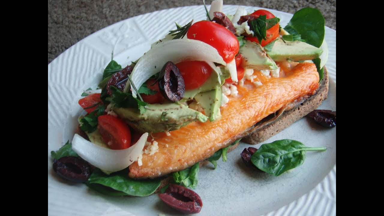 Low Carb Arctic-Char Sandwich Recipe On Paleo Bread™ - YouTube