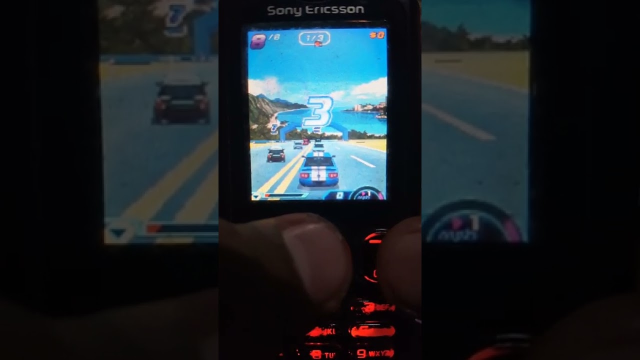 Asphalt 6 on Sony Ericsson W810i gameplay - YouTube