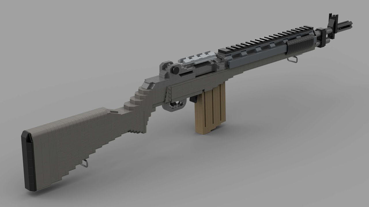 Custom Lego Gun MOC: M-14 & M-21 [COD4][Livestream Build Pt.1] - YouTube