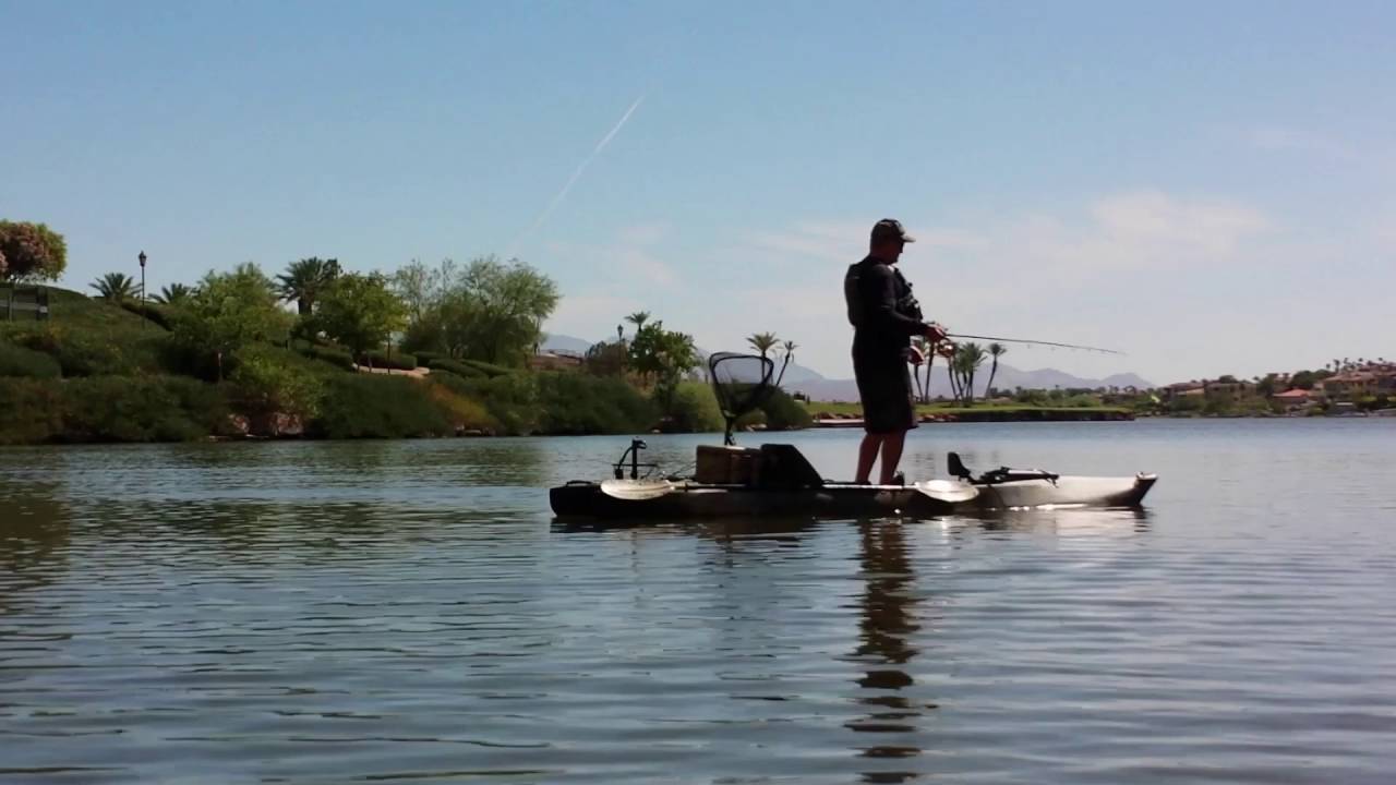 DIY Santa Cruz Raptor Kayak Slow Speed Stand Up Fishing - YouTube