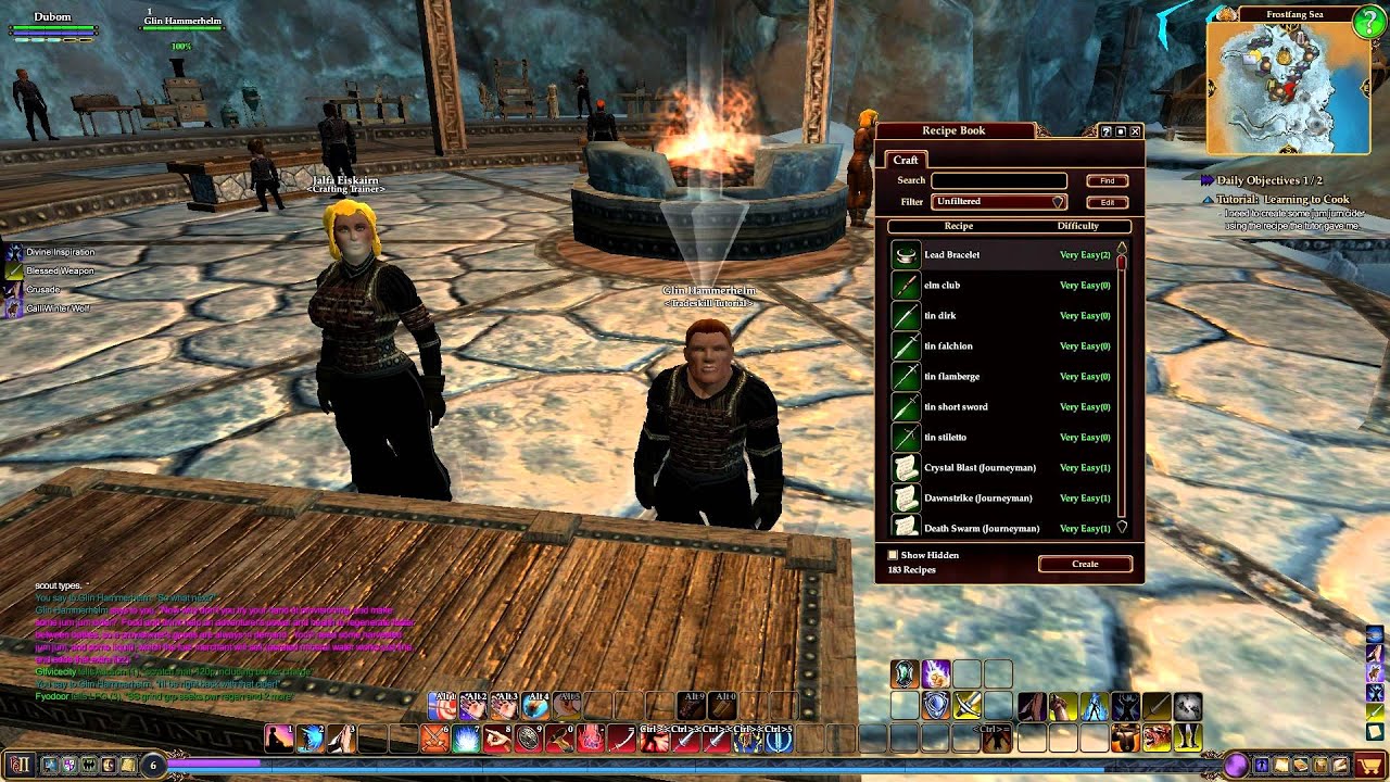 EverQuest 2 - FrostFang Sea – Glin Hammerhelm – Tutorial Learning to ...