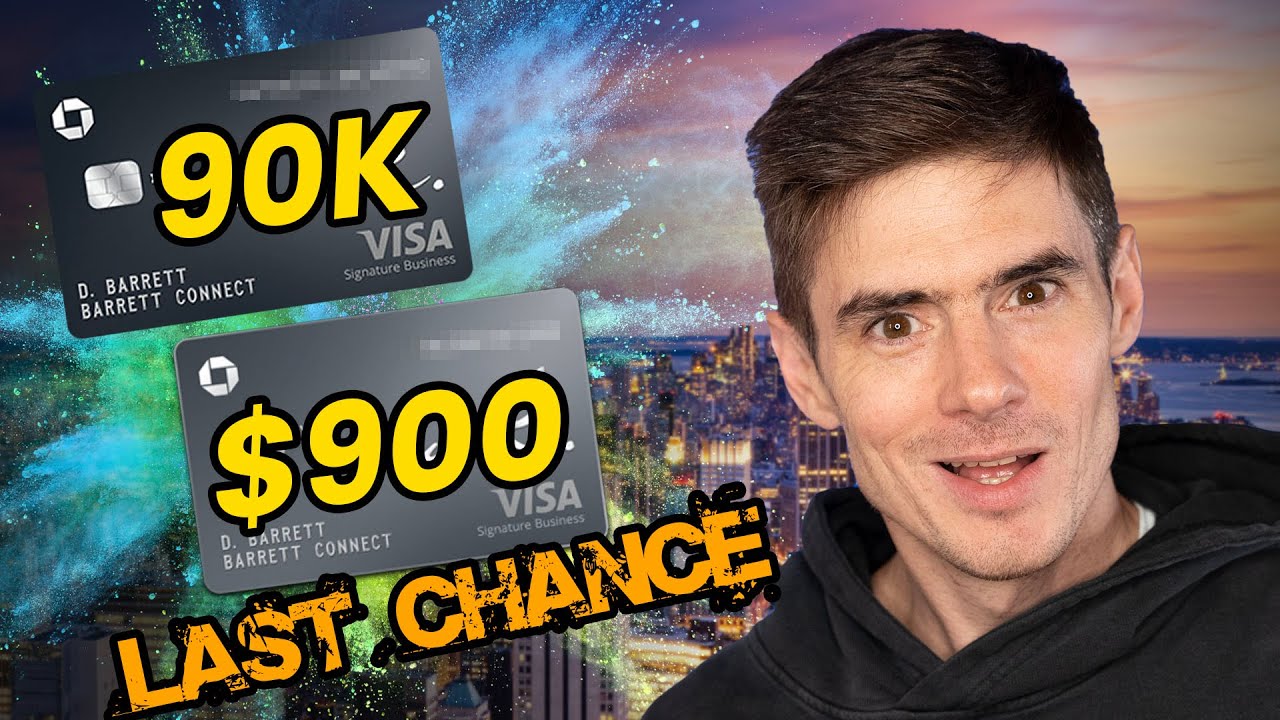 LAST CHANCE: $900/90k Points BONUS on THESE Credit Cards - YouTube