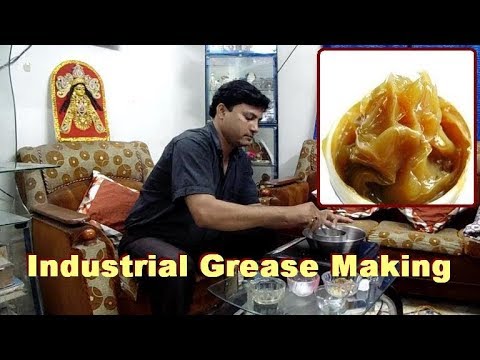 How to make Industrial grease. Industrial Grease making. - YouTube