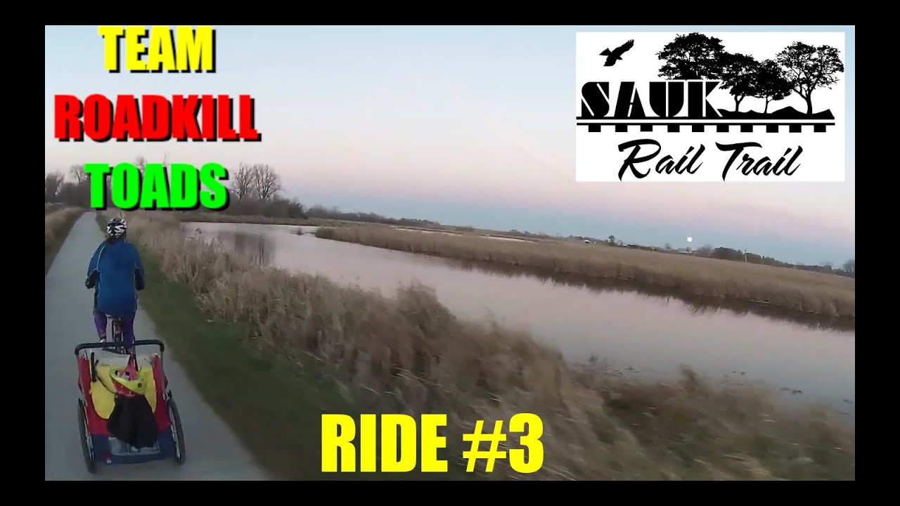 Sauk Rail Trail 2016 Ride #3 with Team Roadkill Toads | Stayin' In State! - YouTube